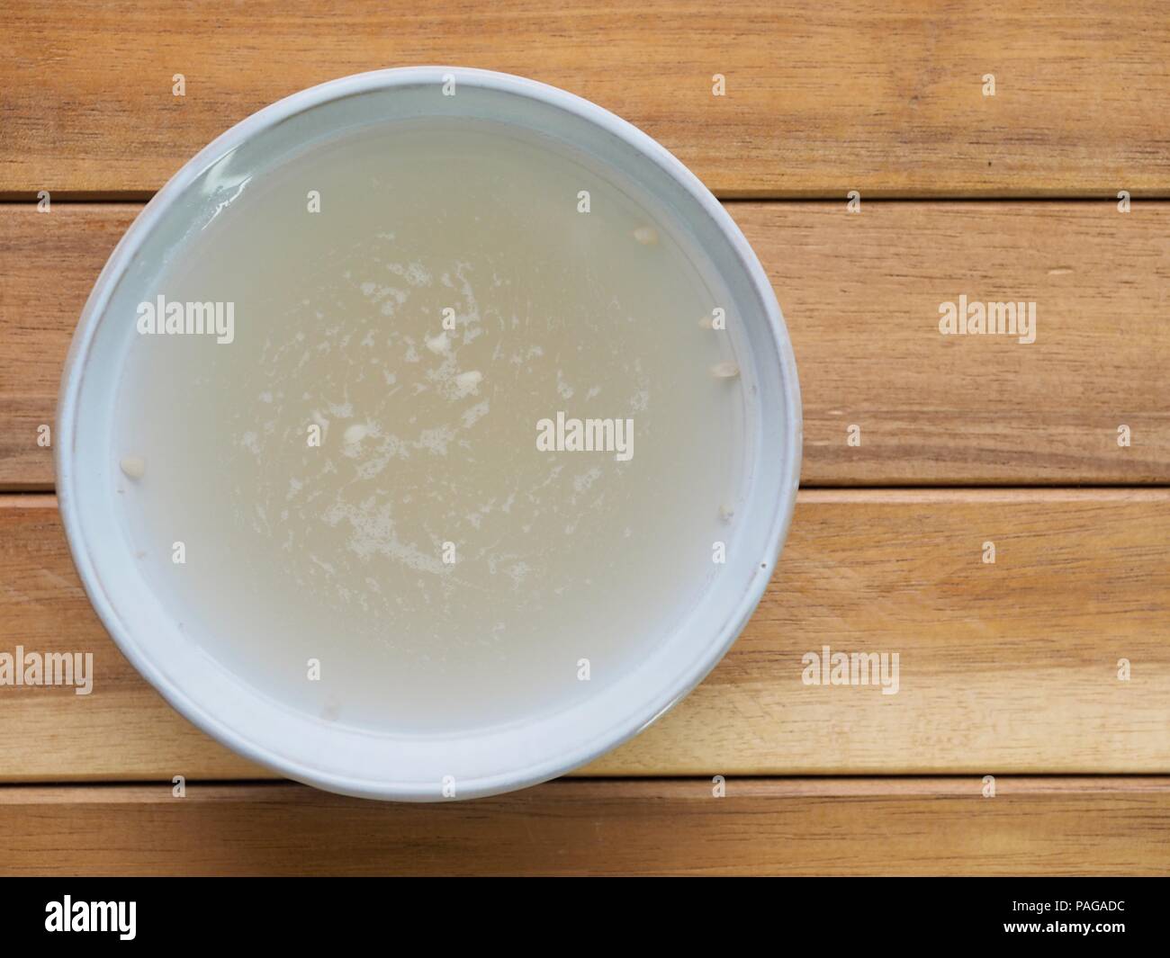 Korean traditional drink, sikhye, sweet rice drink Stock Photo - Alamy