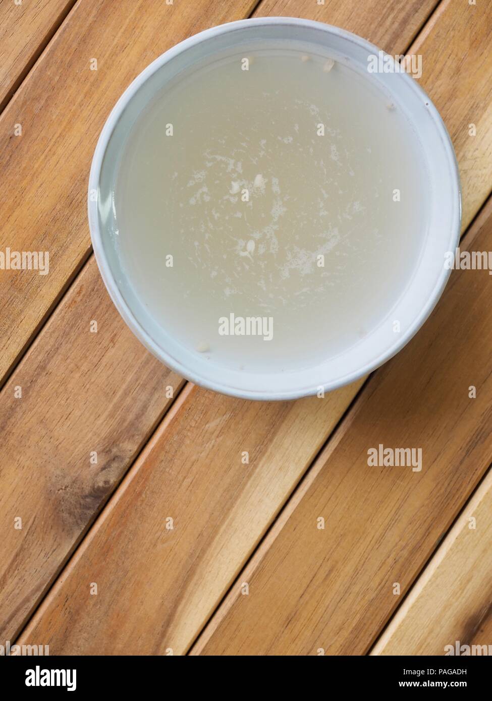 Korean traditional drink, sikhye, sweet rice drink Stock Photo - Alamy