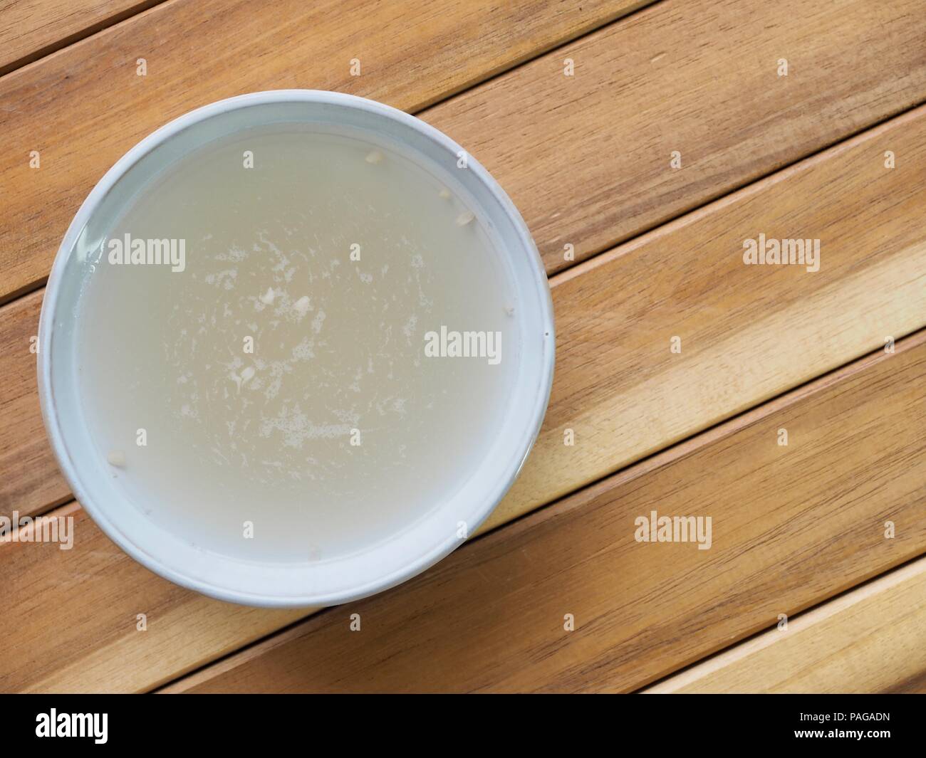 Korean traditional drink, sikhye, sweet rice drink Stock Photo - Alamy