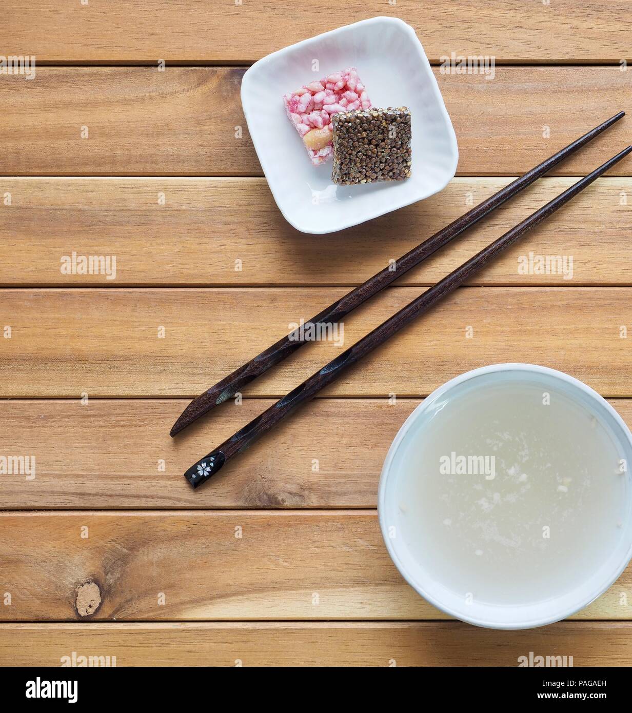 Korean traditional drink, sikhye, sweet rice drink Stock Photo - Alamy