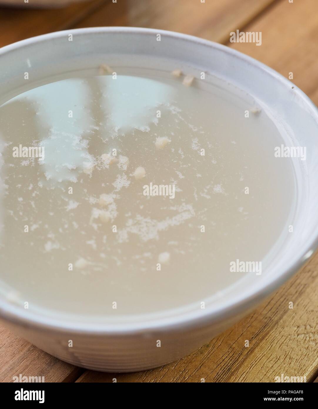 Korean traditional drink, sikhye, sweet rice drink Stock Photo - Alamy