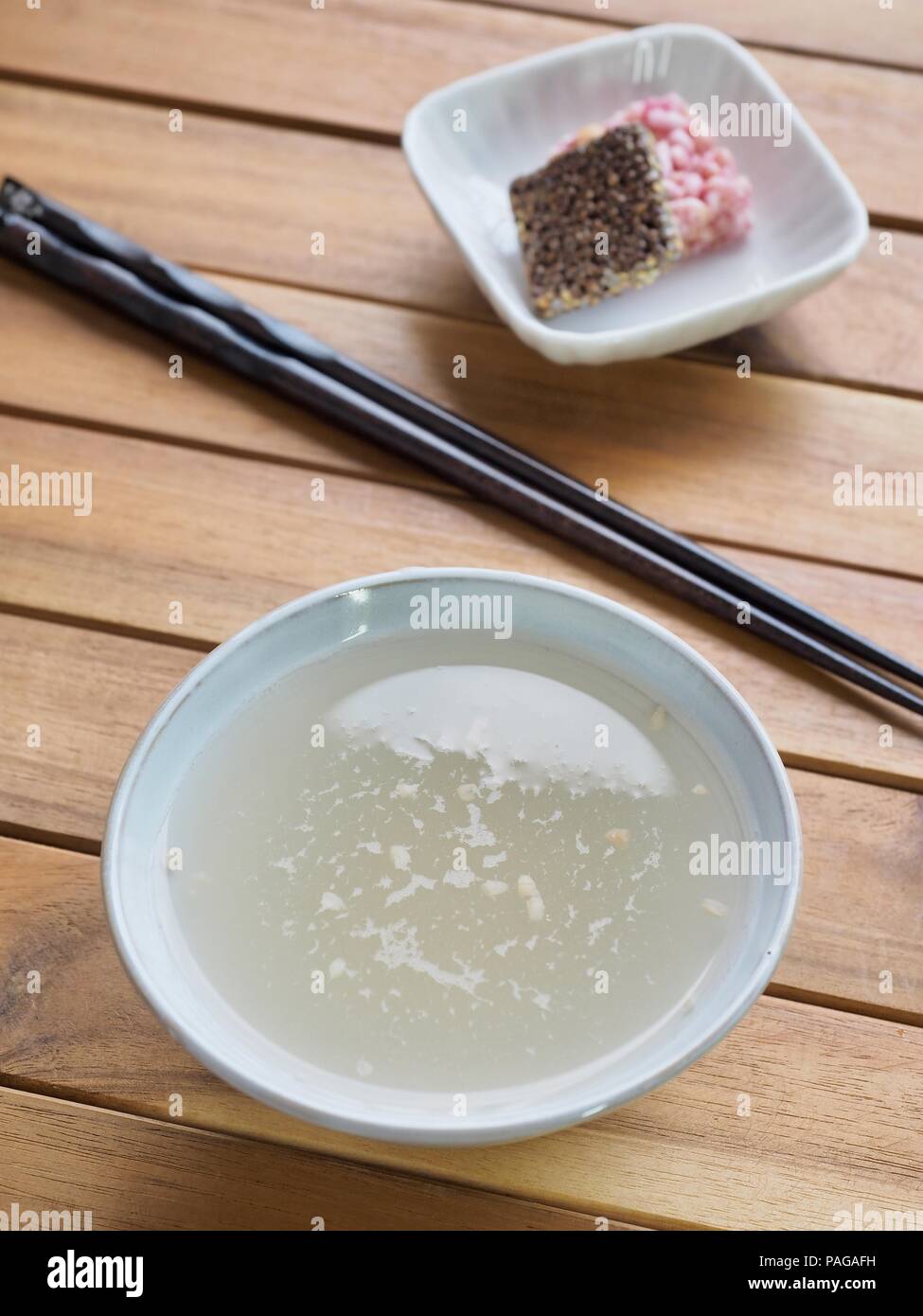 Korean traditional drink, sikhye, sweet rice drink Stock Photo - Alamy