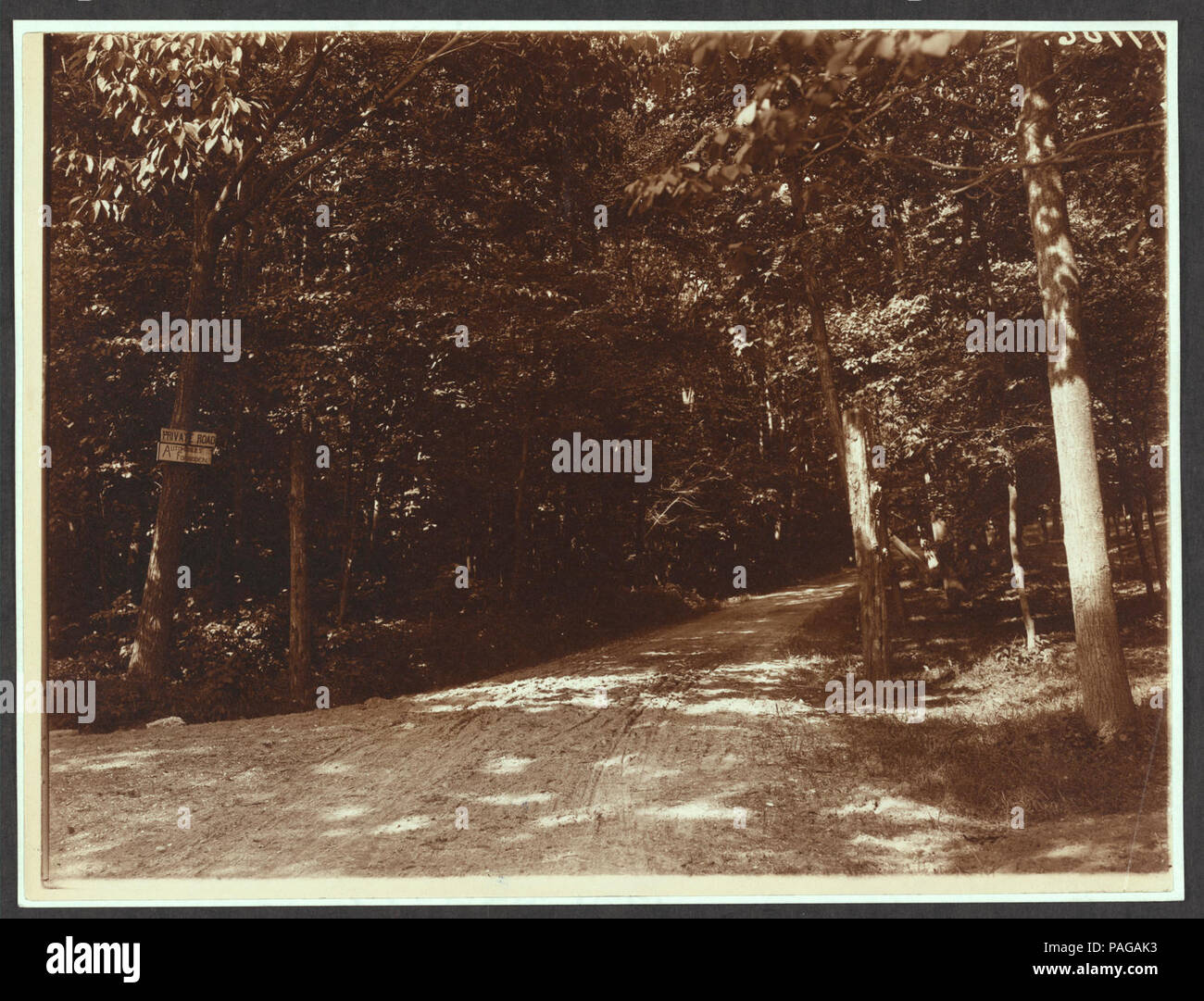 A private road Stock Photo - Alamy