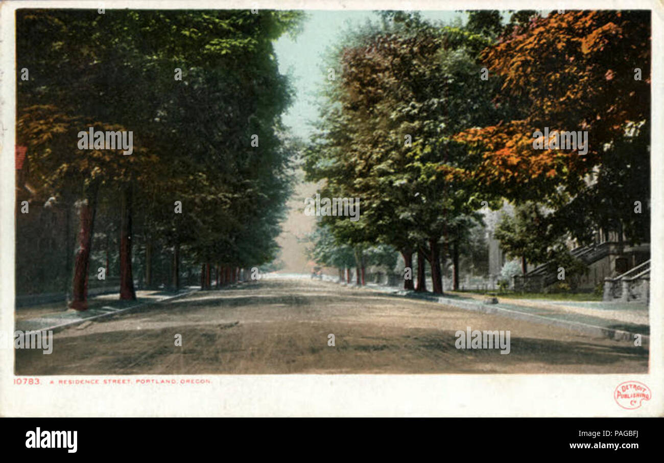 A Residence Street Stock Photo - Alamy