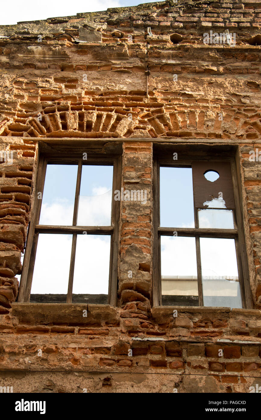 Old window Architecture from ruins in Istanbul Stock Photo - Alamy