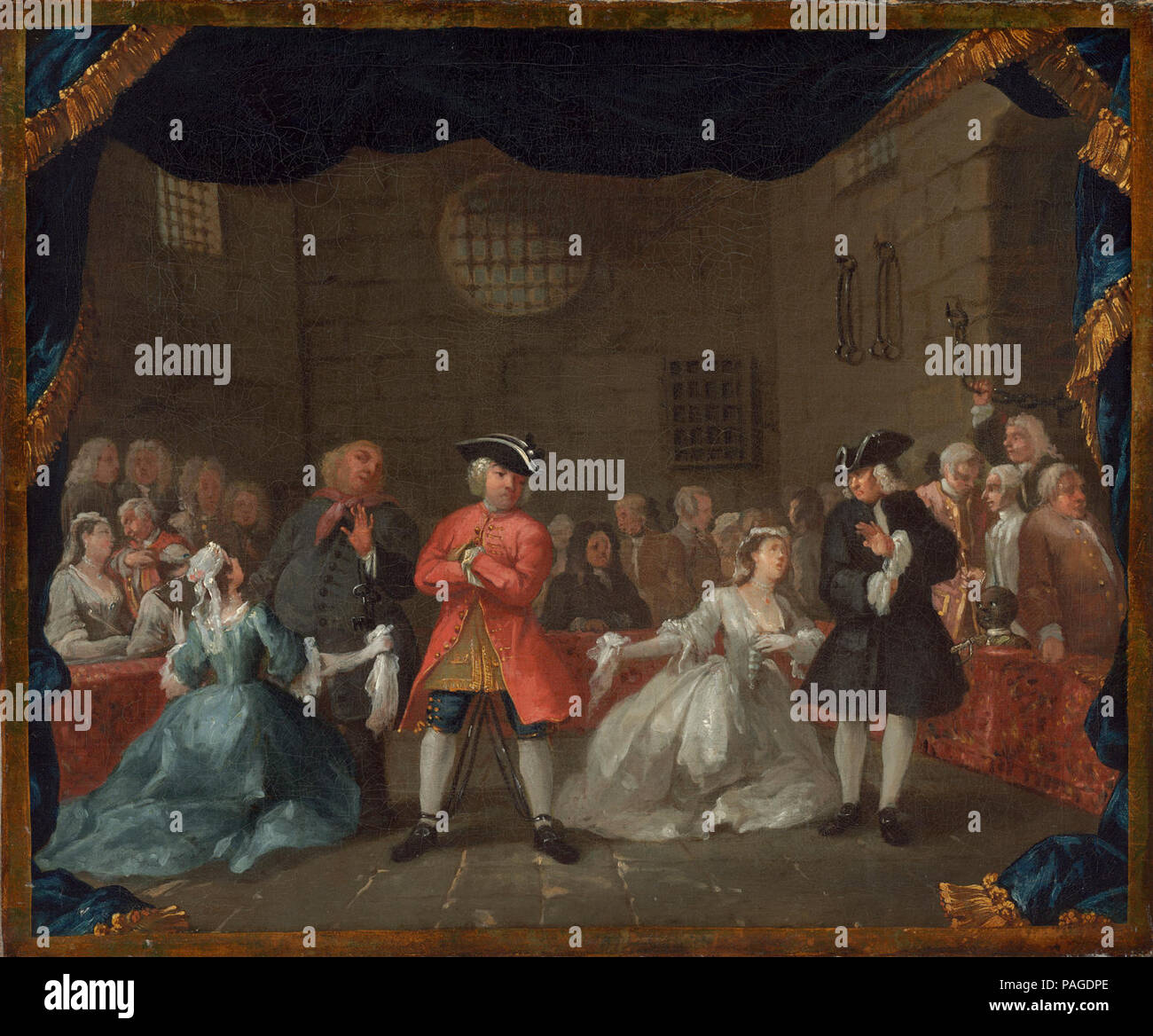 A Scene from the Beggar's Opera Stock Photo - Alamy