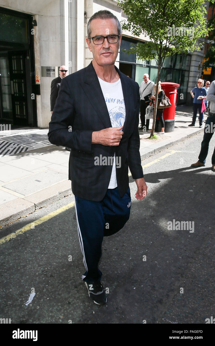 Rupert Everett leaving BBC Radio Two Studios after promoting his latest ...