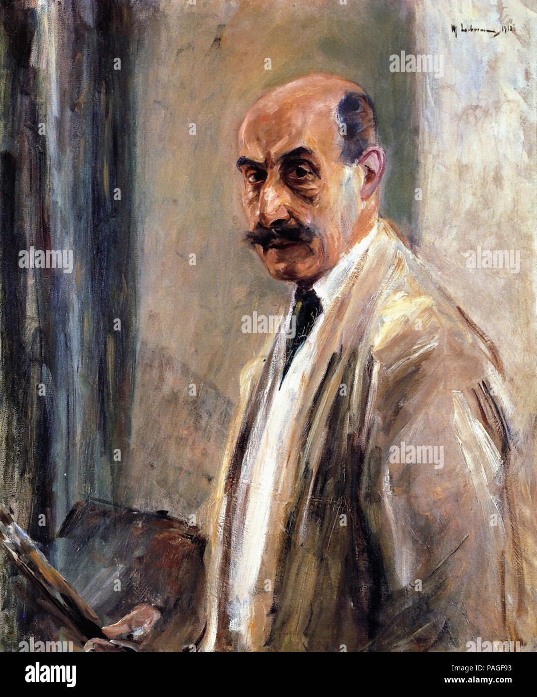 Liebermann Max - Self Portrait 09 Stock Photo - Alamy