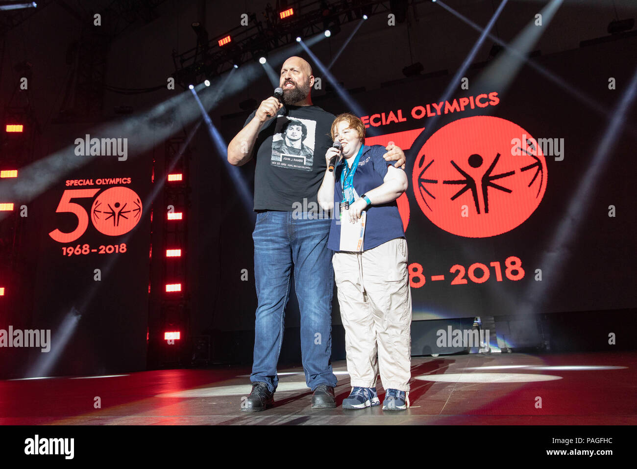 Chicago, Illinois, USA. 21st July, 2018. WWE Wrestler BIG SHOW (PAUL ...