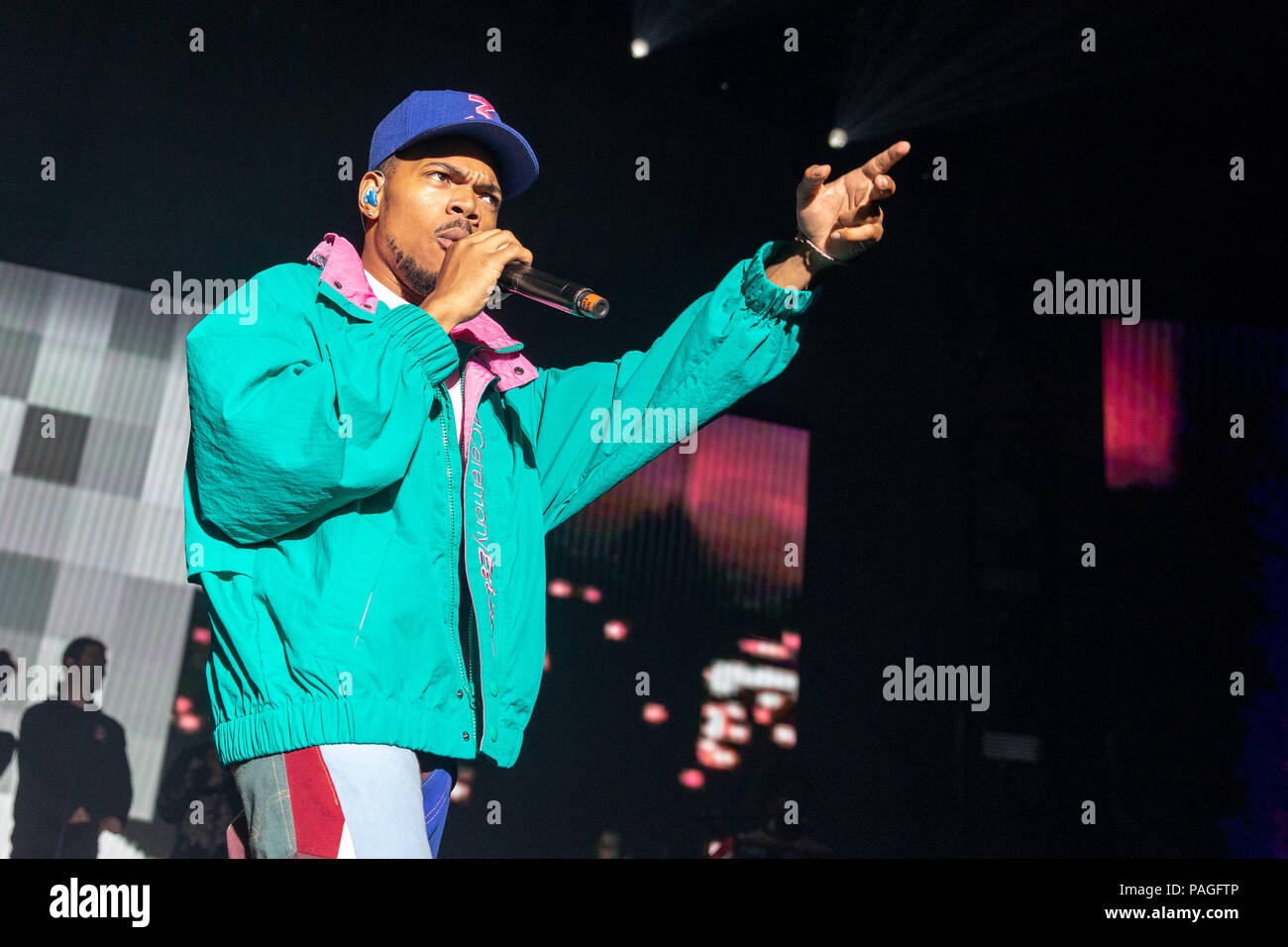 Chicago, Illinois, USA. 21st July, 2018. CHANCE THE RAPPER (CHANCELOR ...