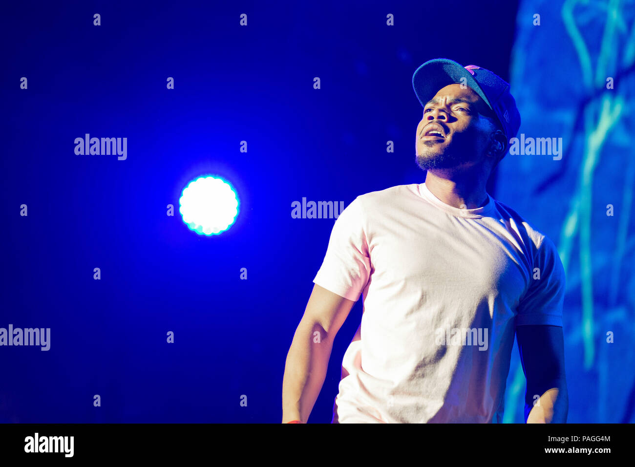 Chicago, Illinois, USA. 21st July, 2018. CHANCE THE RAPPER (CHANCELOR ...