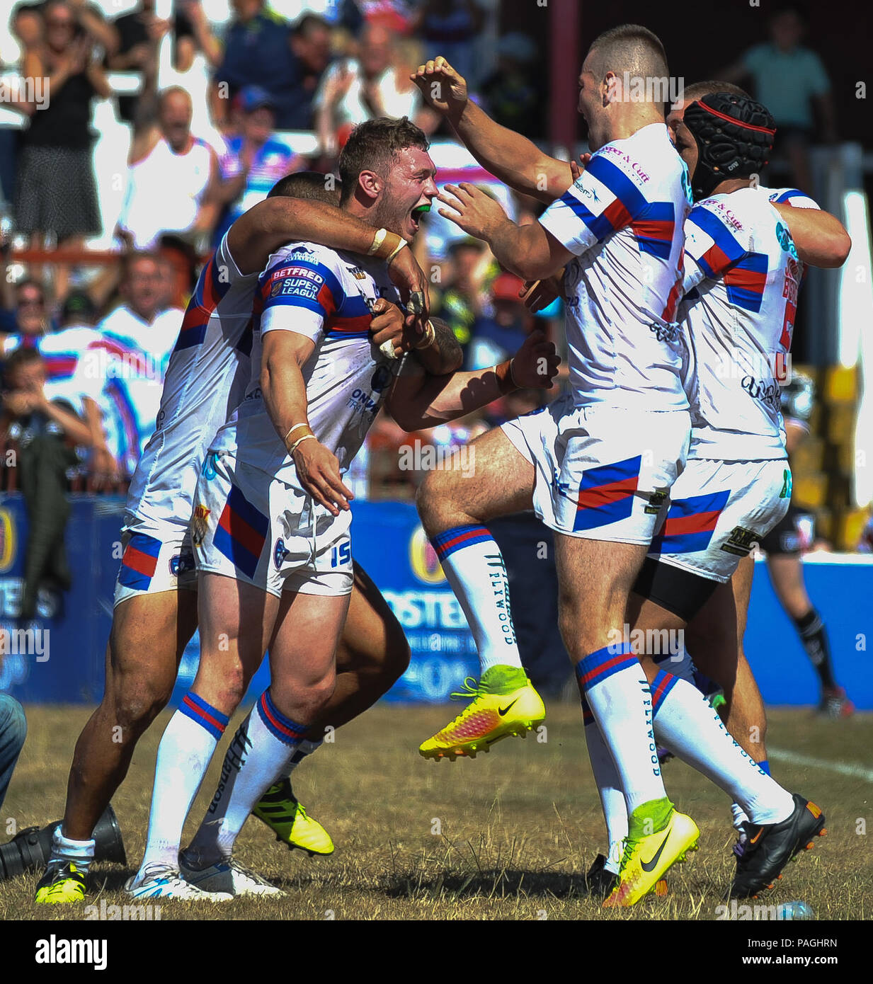 Mobile Rocket Stadium, Wakefield, UK. 22nd July, 2018. Betfred Super ...