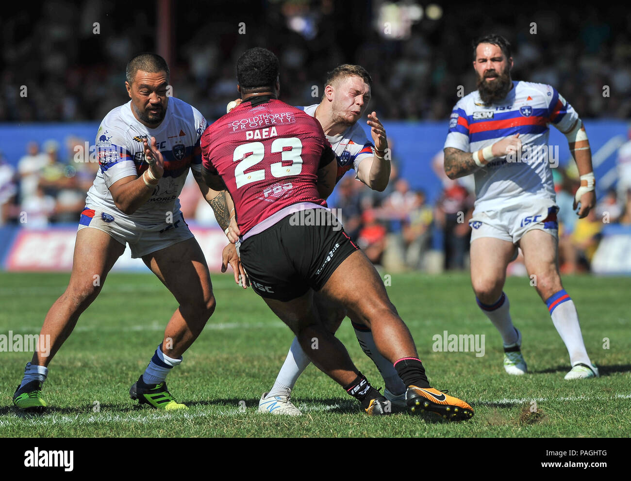 Mobile Rocket Stadium, Wakefield, UK. 22nd July, 2018. Betfred Super ...