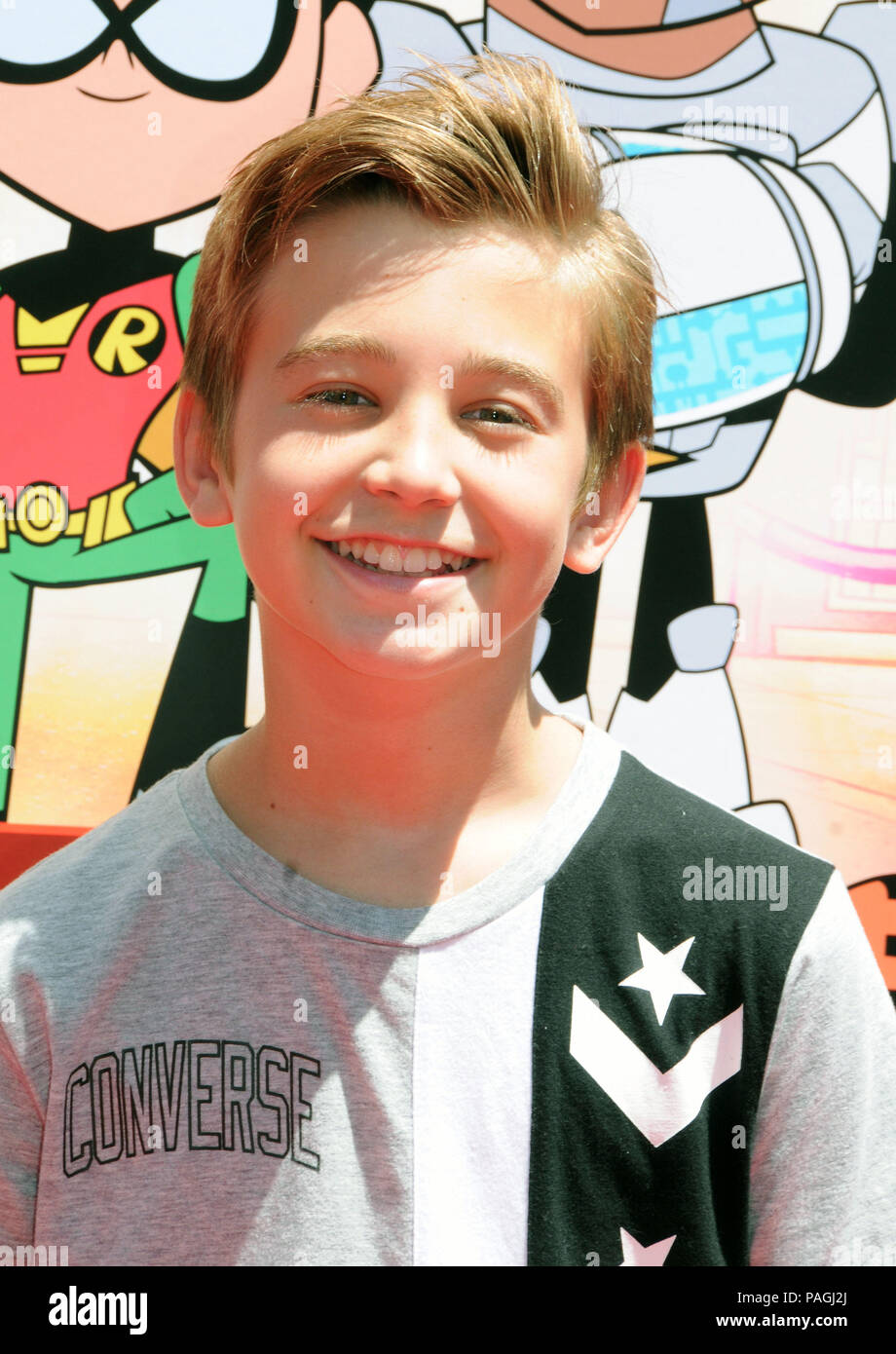 HOLLYWOOD, CA - JULY 22: Actor Parker Bates attends Warner Bros ...