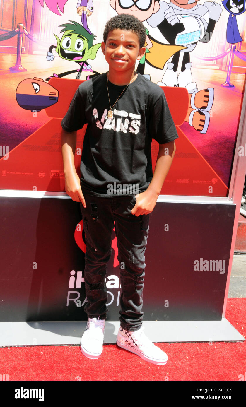 HOLLYWOOD, CA - JULY 22: Actor Lonnie Chavis attends Warner Bros ...