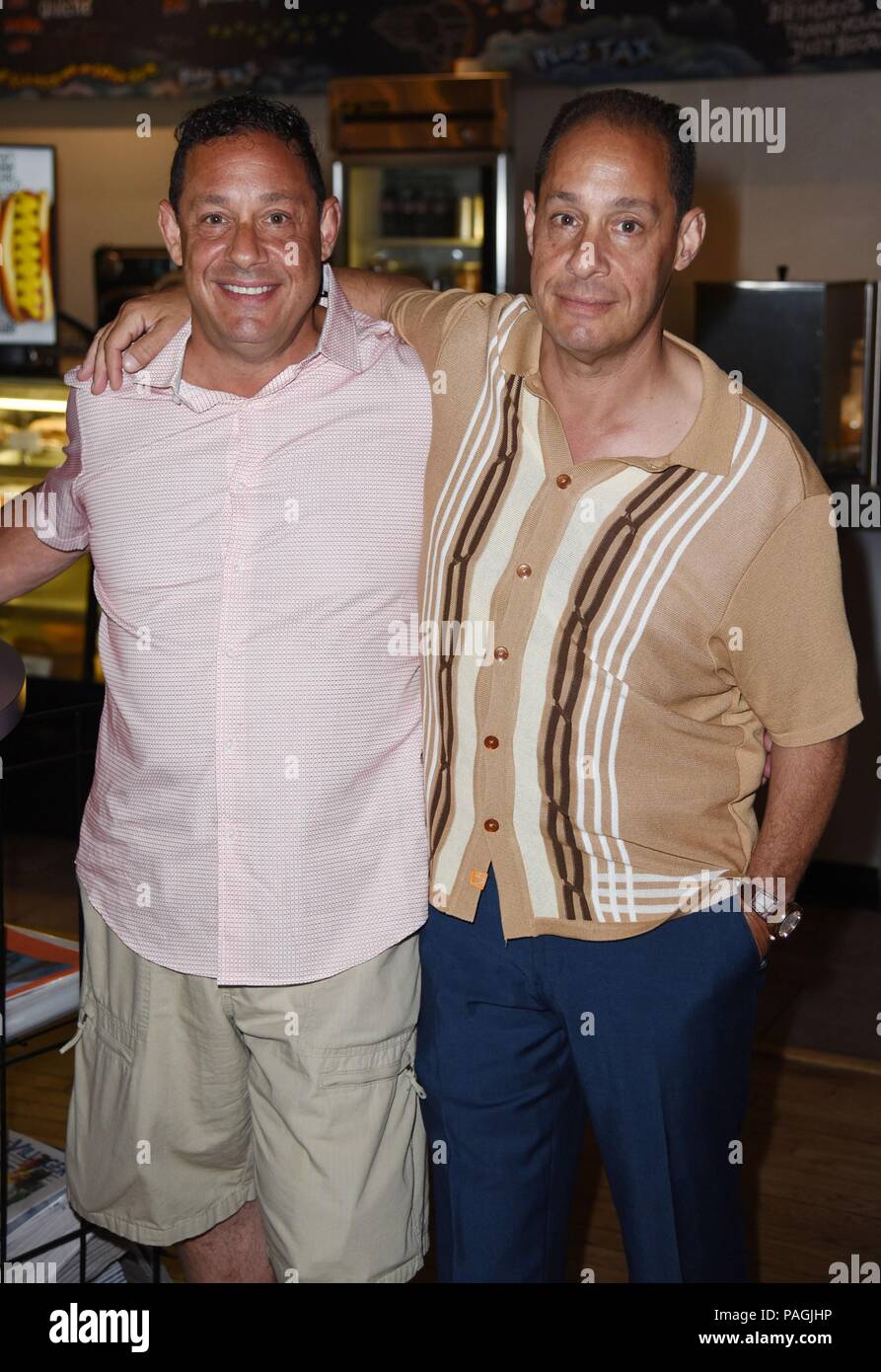 New York, NY, USA. 22nd July, 2018. David Kellman, Robert Shafran ...