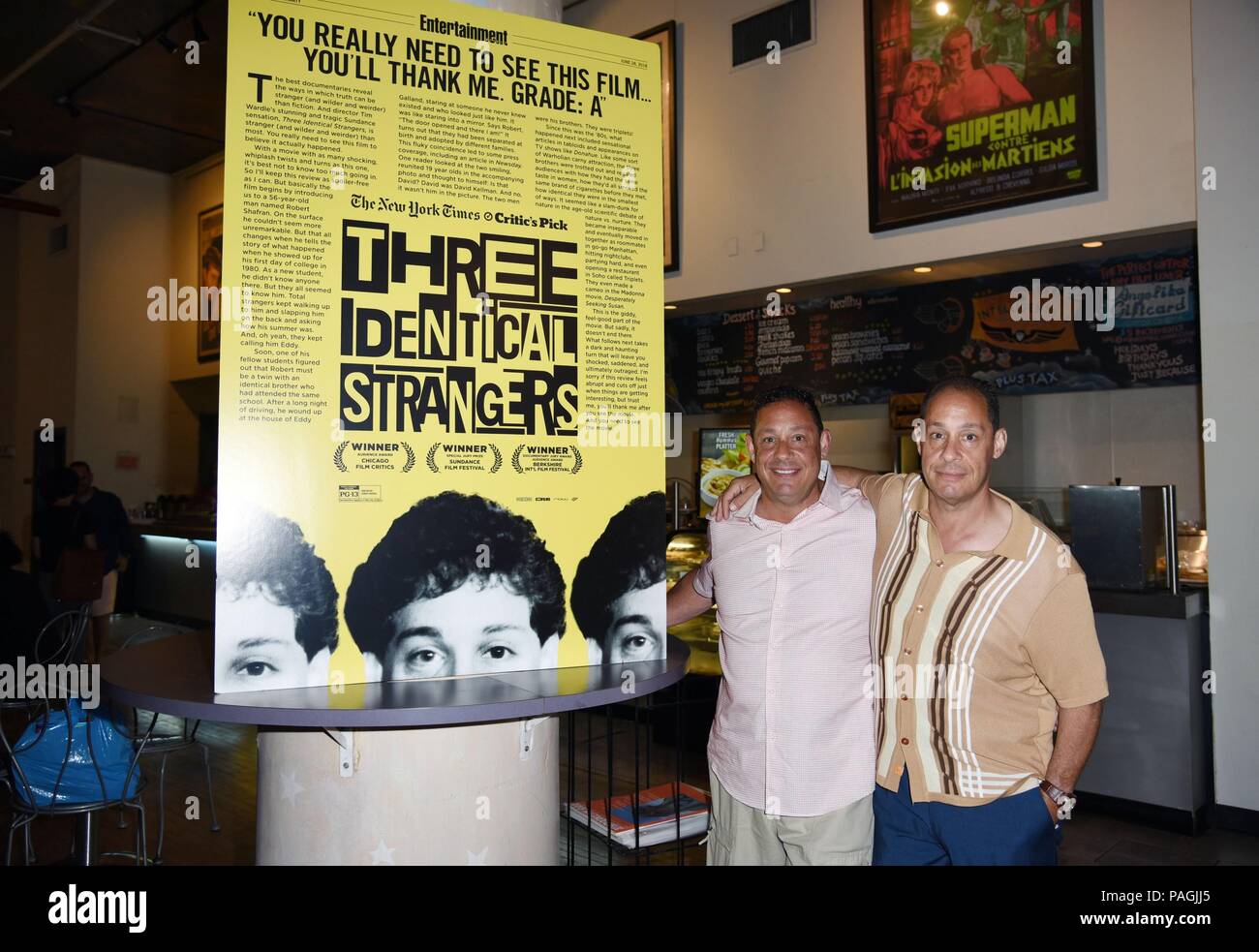 New York, NY, USA. 22nd July, 2018. David Kellman, Robert Shafran ...