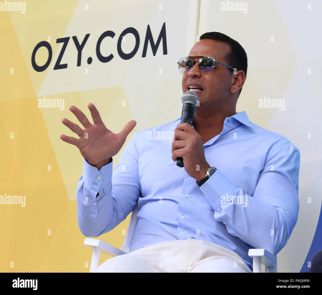 July 21, 2018 - New York City, New York, U.S. - Former baseball player ...