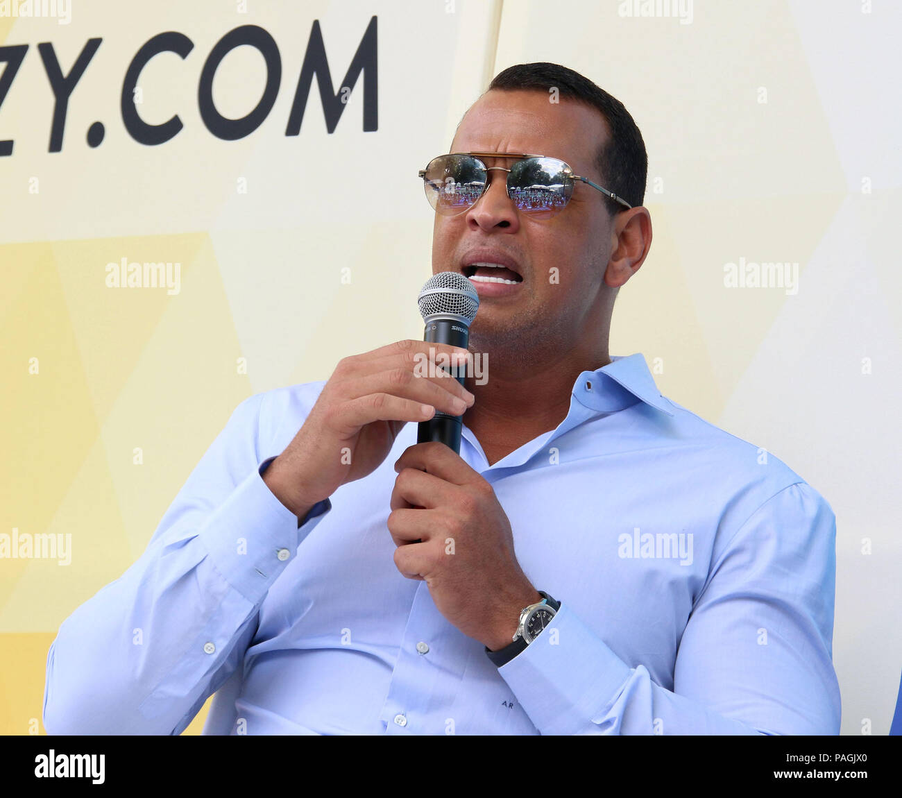 July 21, 2018 - New York City, New York, U.S. - Former baseball player ...