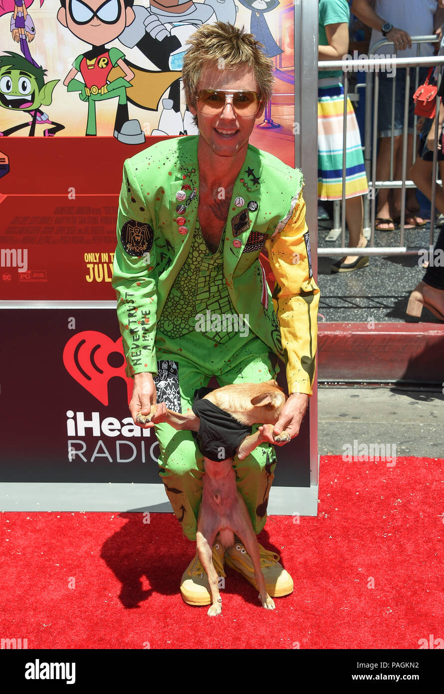 Hollywood, California, USA. 22nd July, 2018. Greg Cipes and Wingman ...