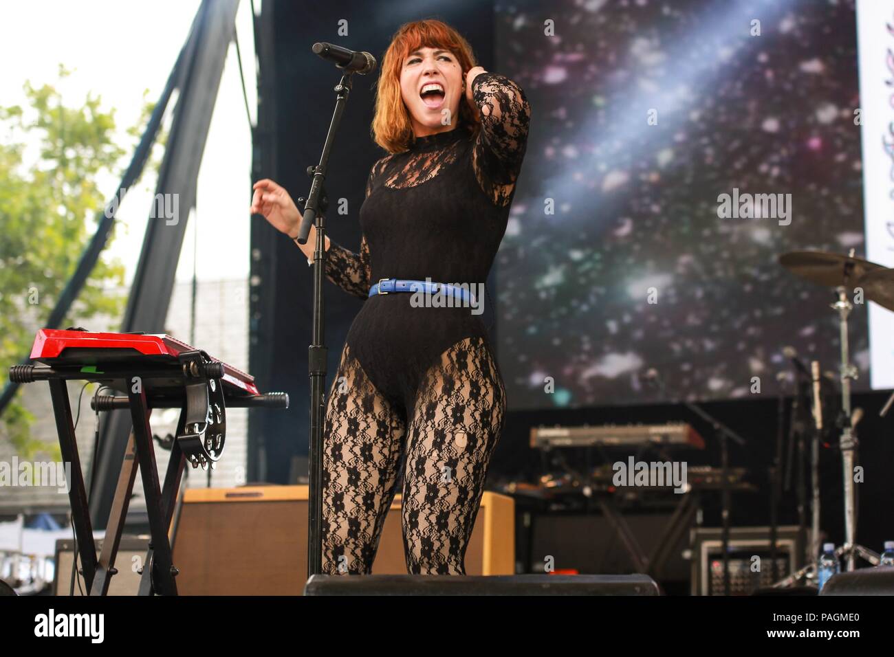 New York, NY, USA. 22nd July, 2018. Hannah Hooper, Group Love on stage ...