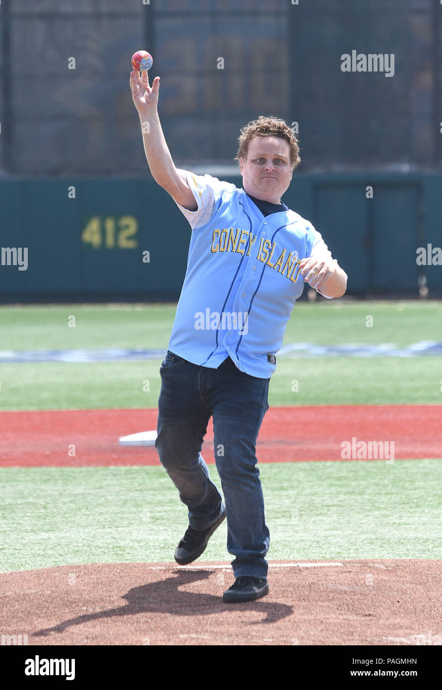 New York, NY, USA. 22nd July, 2018. Actor Patrick Renna, who played the ...