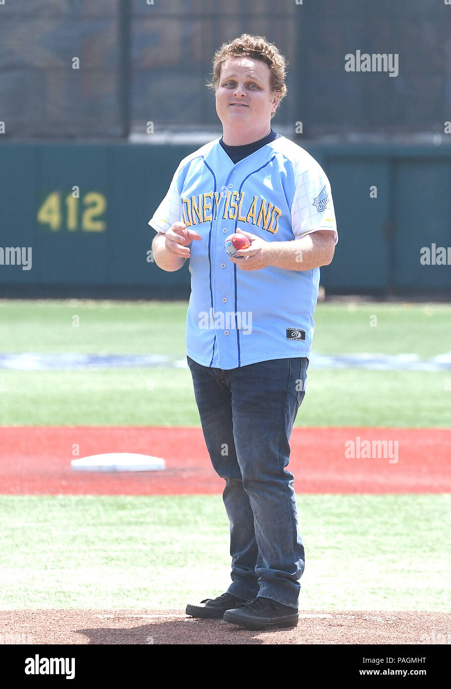 New York, NY, USA. 22nd July, 2018. Actor Patrick Renna, who played the ...