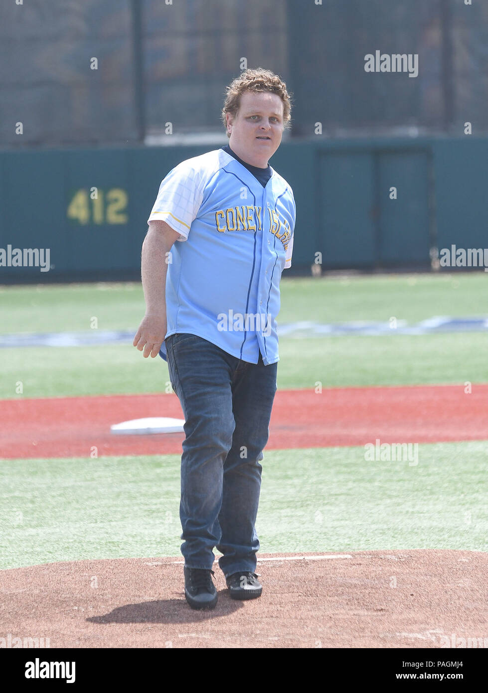 New York, NY, USA. 22nd July, 2018. Actor Patrick Renna, who played the ...