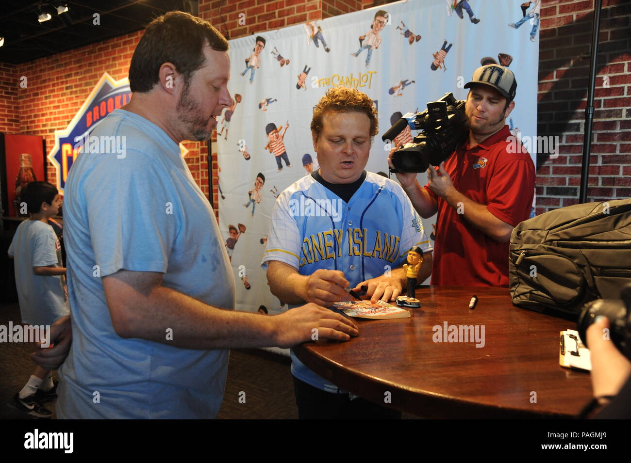 New York, NY, USA. 22nd July, 2018. Actor Patrick Renna, who played the character Hamilton ...