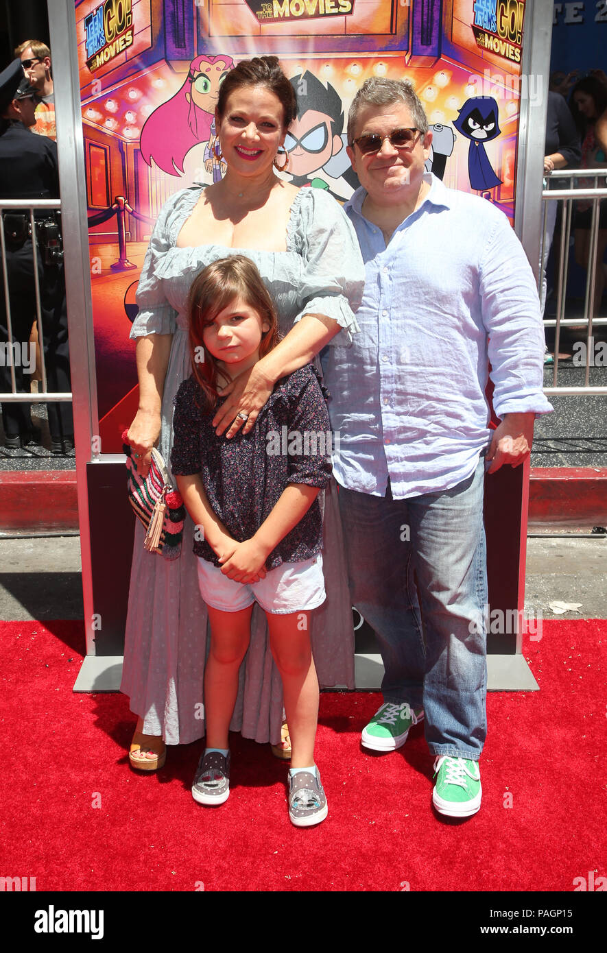 Hollywood, Ca. 22nd July, 2018. Meredith Salenger, Patton Oswalt, Alice ...