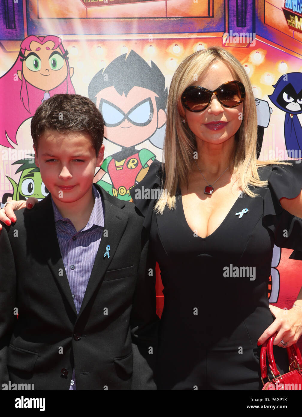 Hollywood, Ca. 22nd July, 2018. Tara Strong, Sammy Strong, at the Los ...