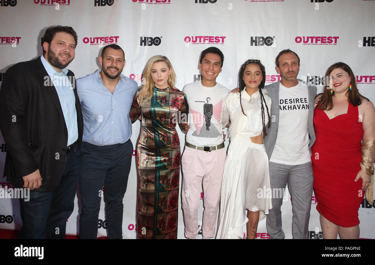 Los Angeles, Ca, USA. 22nd July, 2018. Mathew Shurka, Chloë Grace ...