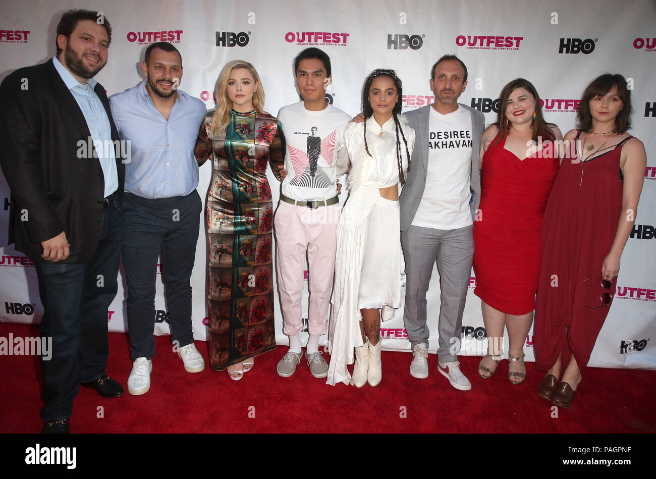 Los Angeles, Ca, USA. 22nd July, 2018. Mathew Shurka, Chloë Grace ...