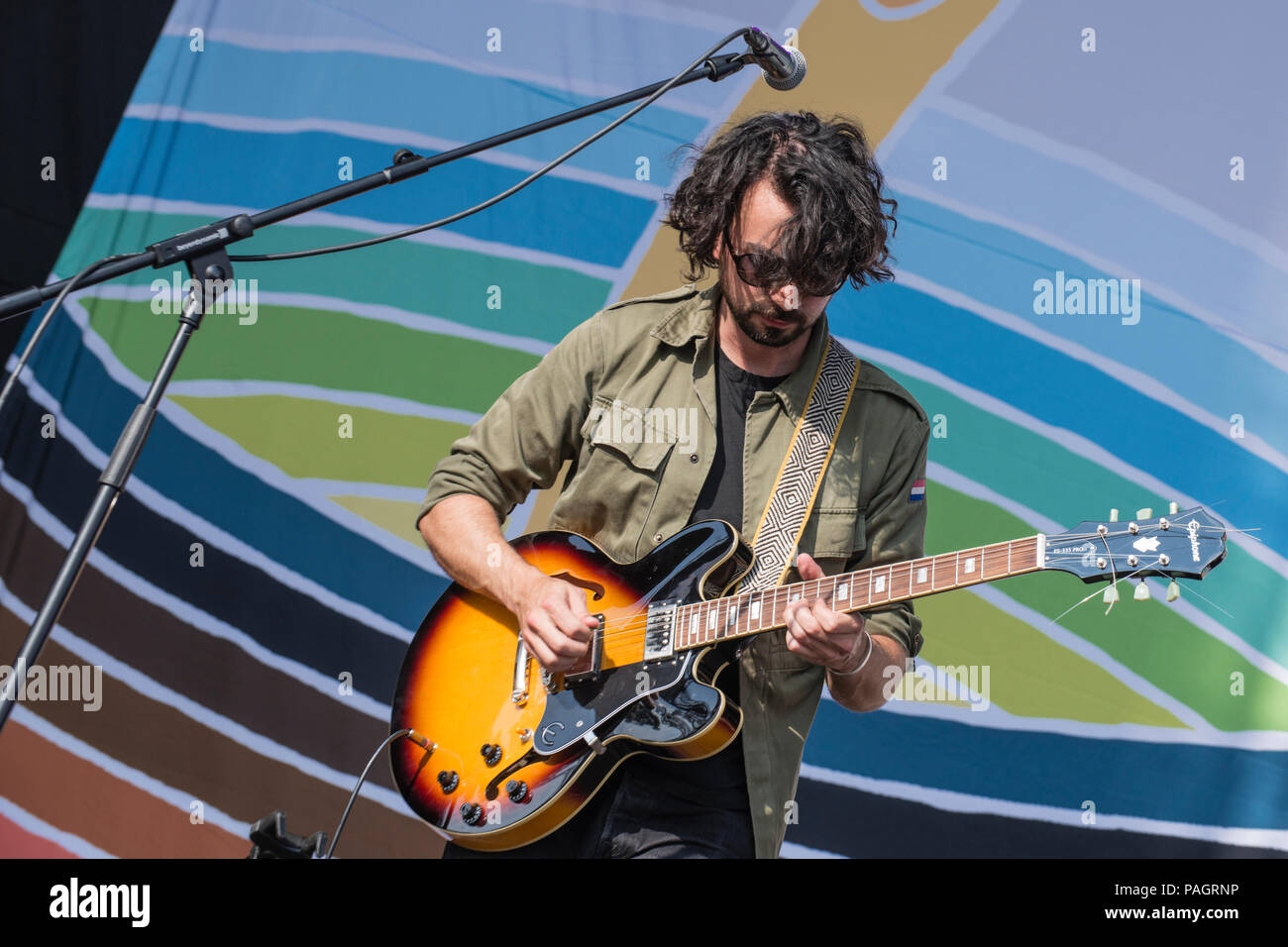 Pori, Finland. 21st July 2018. American band Hurray for the Riff Raff ...