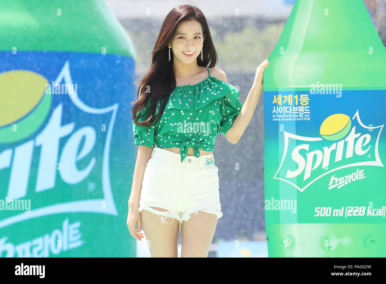 23rd July, 2018. Jisoo at Sprite event Jisoo of girl group BLACKPINK ...