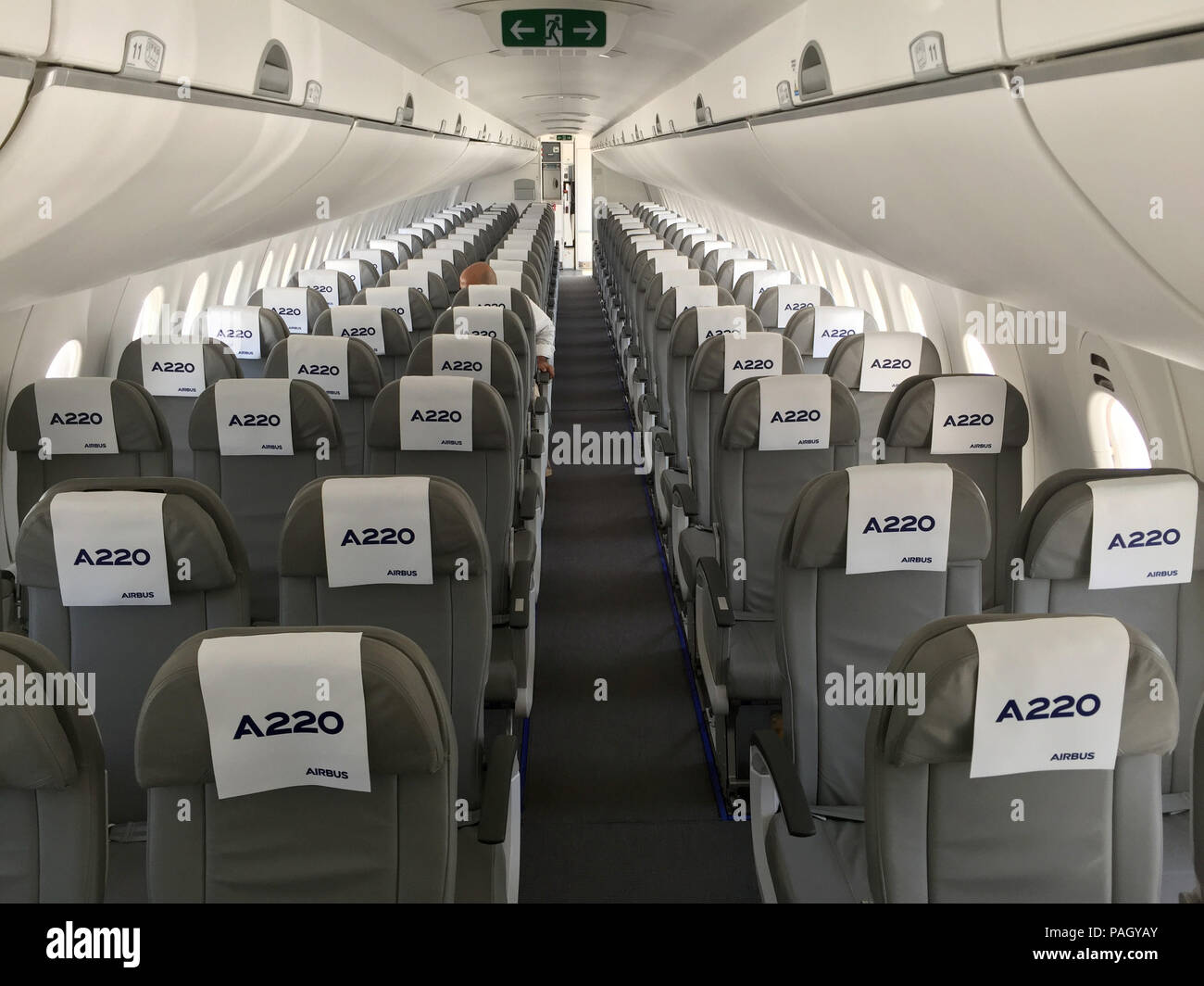 Airbus a220 cabin hi-res stock photography and images - Alamy