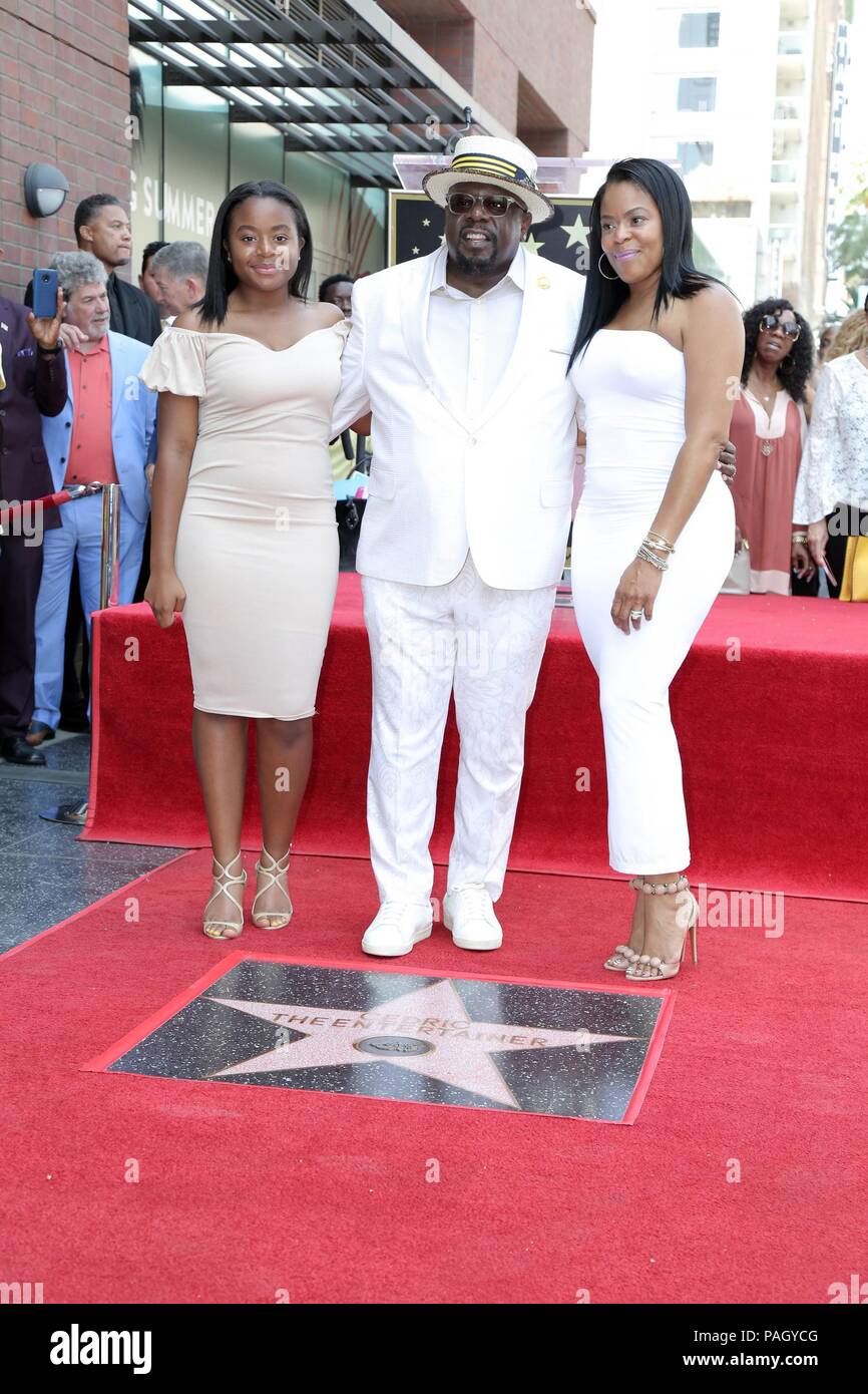 Lucky Rose Kyles, Cedric the Entertainer, Lorna Wells at the induction ...