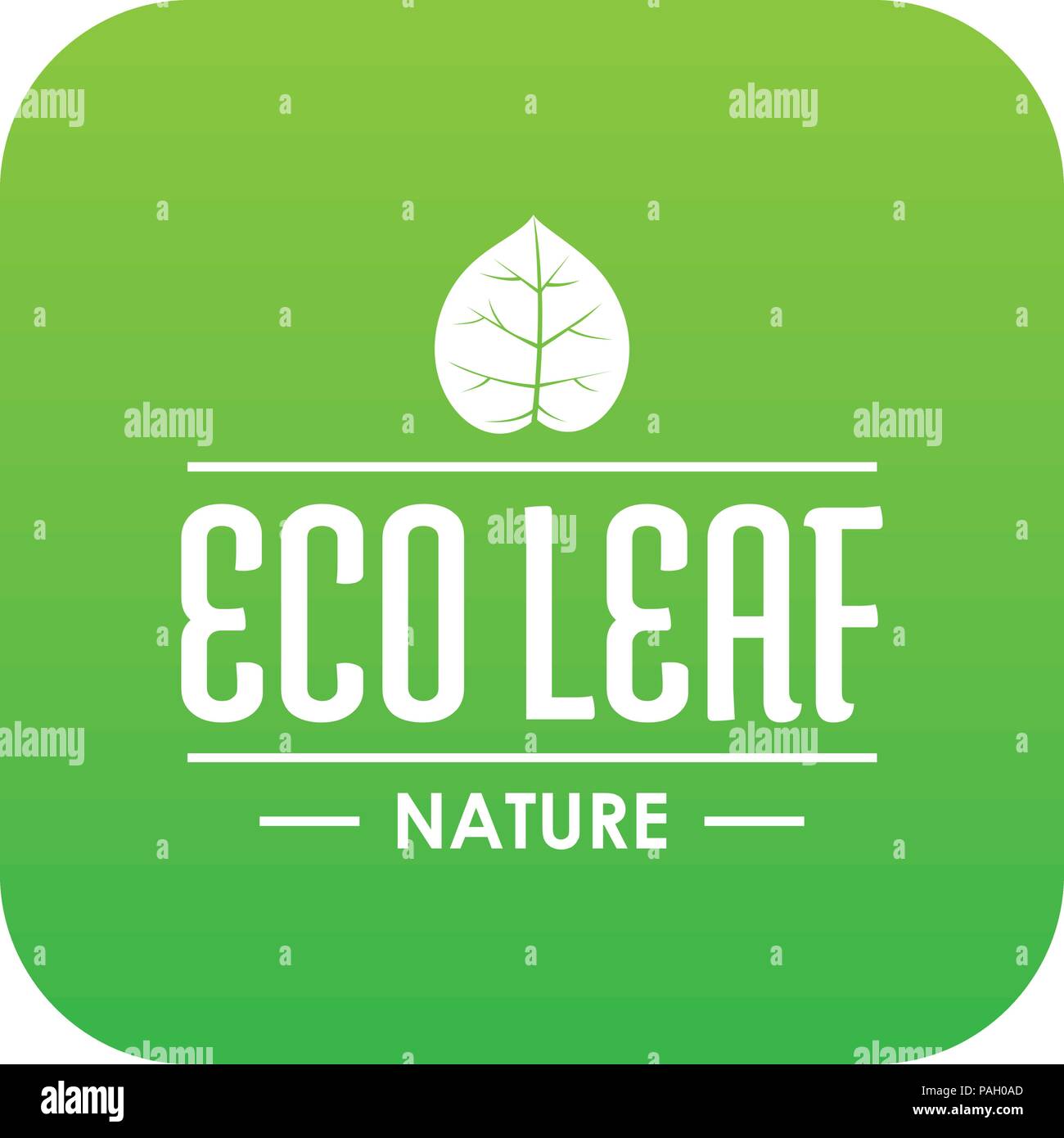 Eco organic icon green vector Stock Vector Image & Art - Alamy