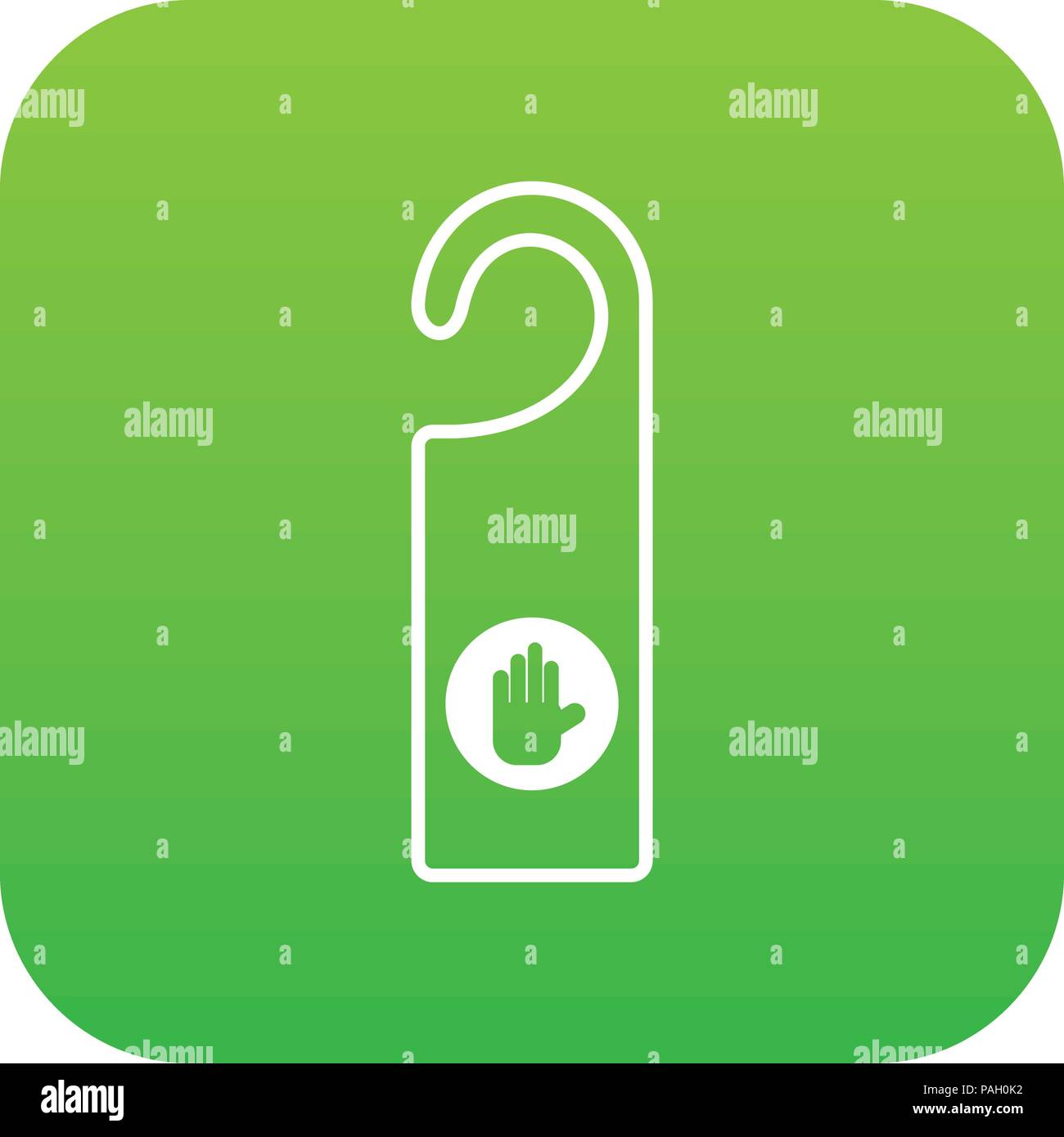 Do not disturb sign icon digital green Stock Vector Image & Art - Alamy