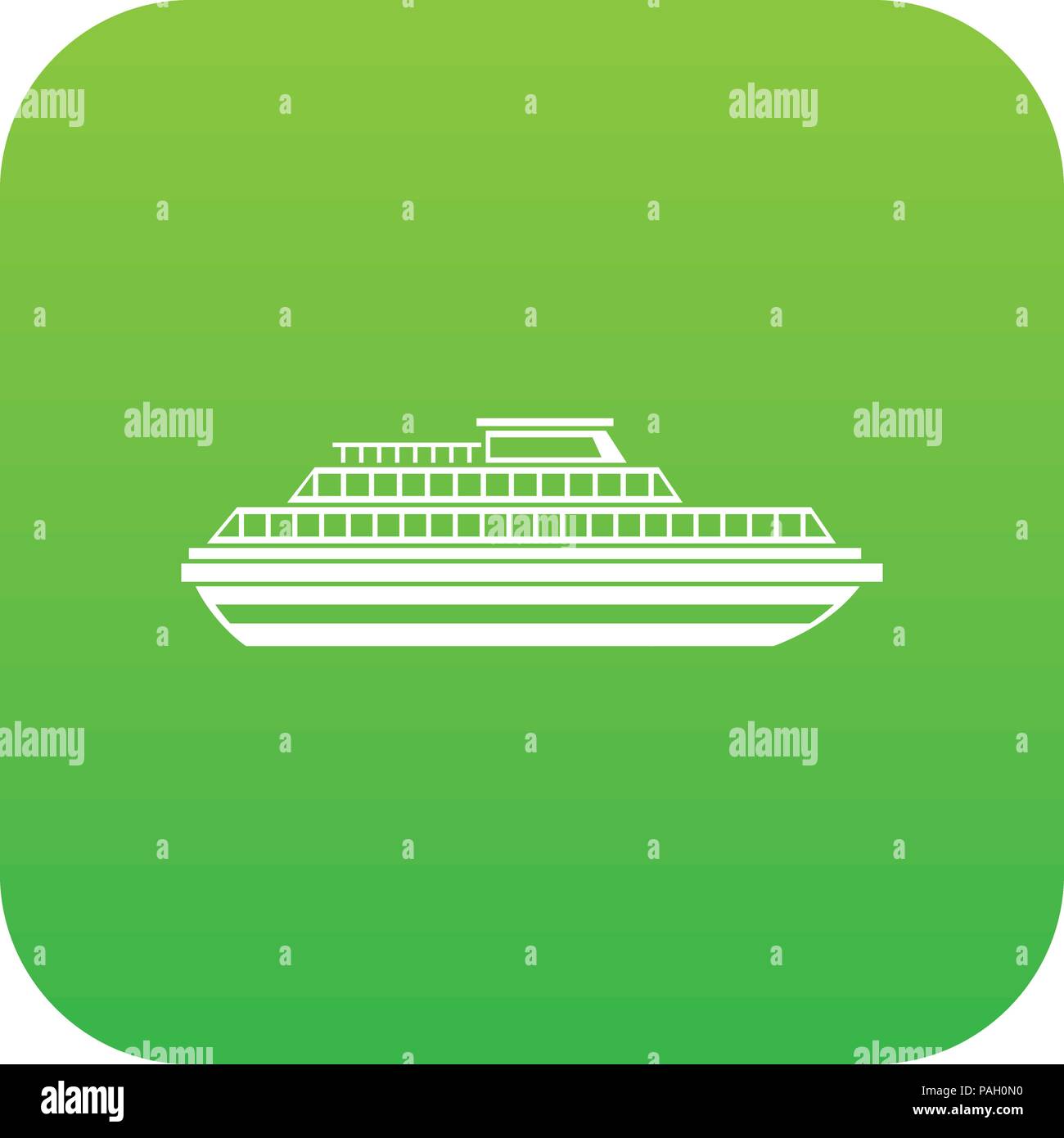 Cruise ship icon digital green Stock Vector Image & Art - Alamy
