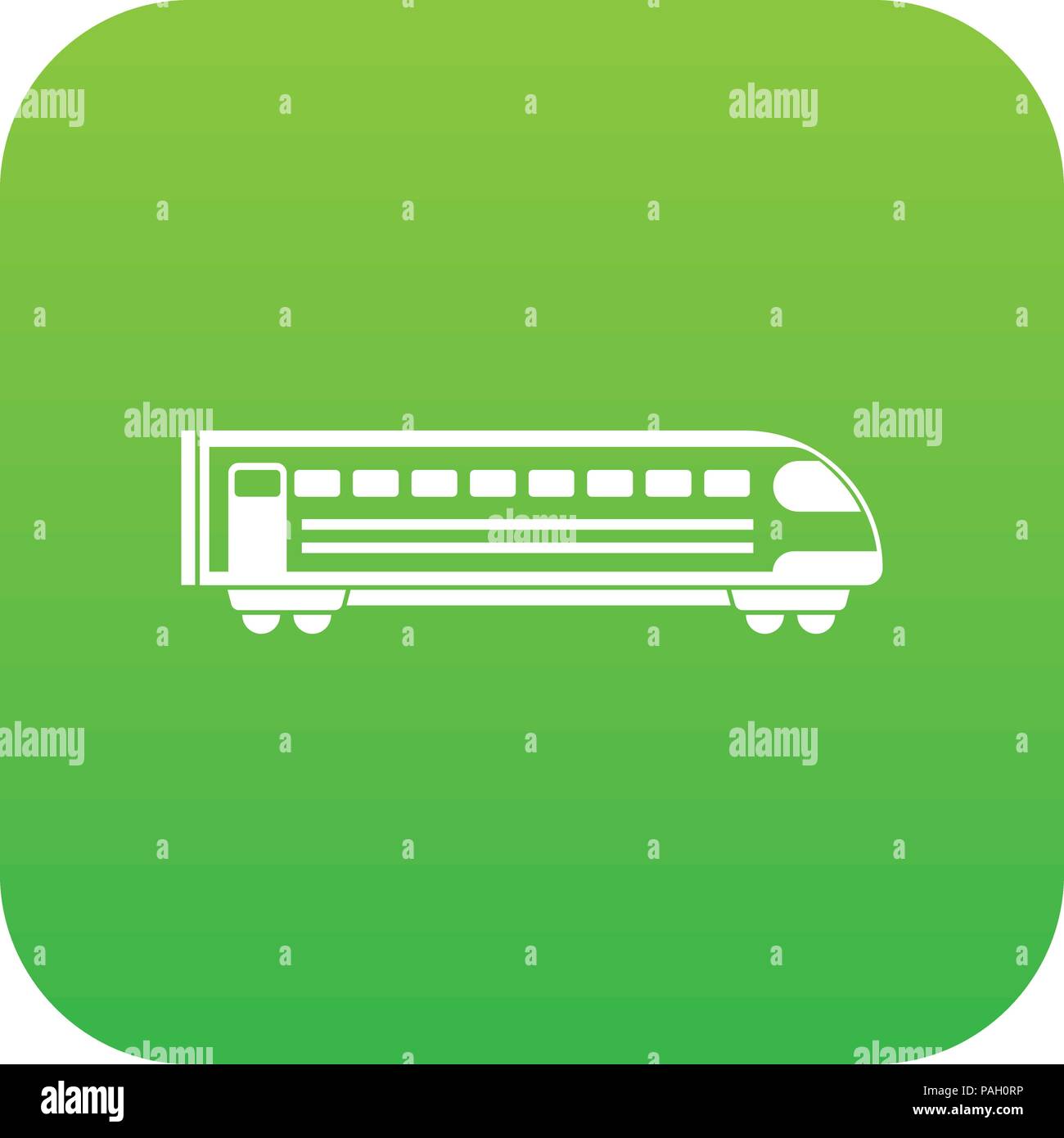 Train icon digital green Stock Vector Image & Art - Alamy