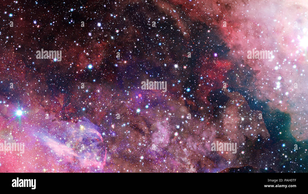 Universe filled with stars, nebula and galaxy. Elements of this image ...