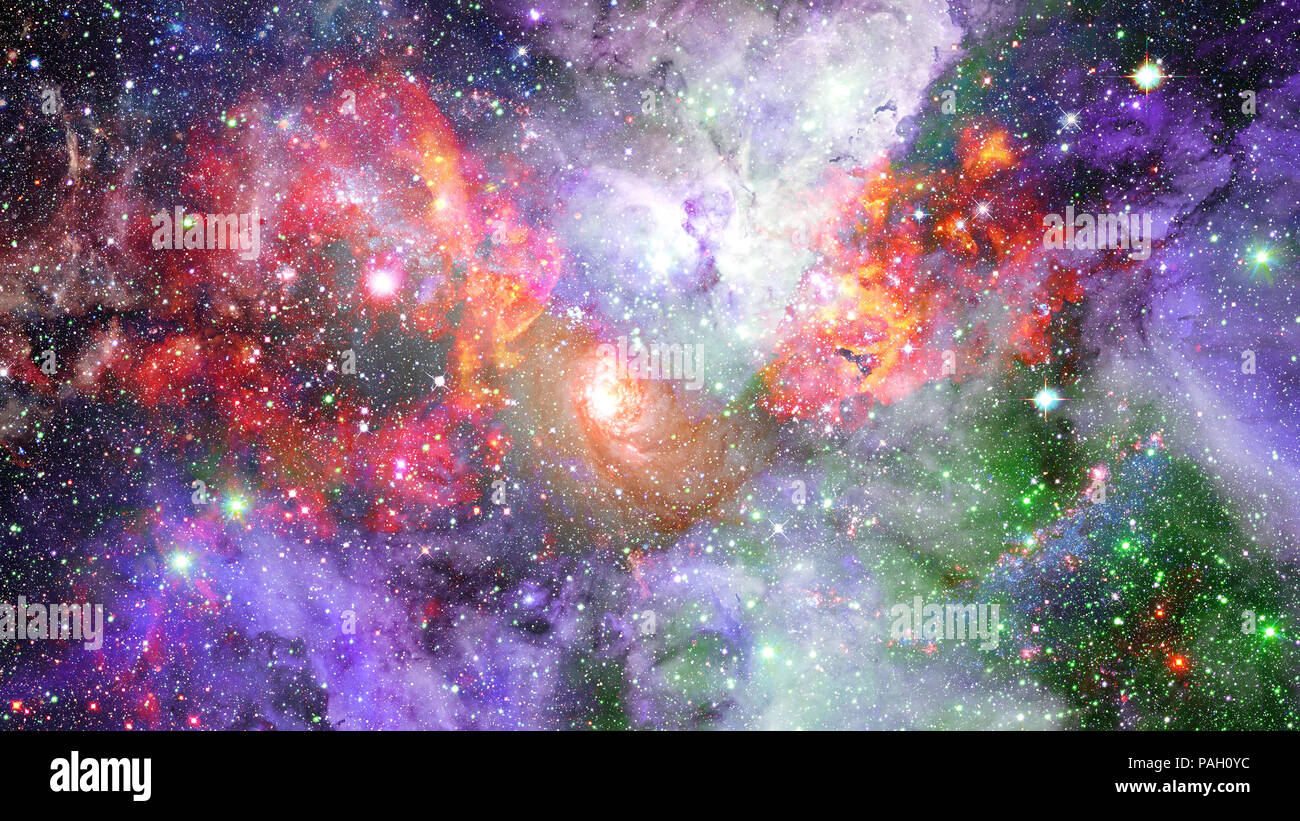 Spiral galaxy in space. Elements of this image furnished by NASA Stock ...