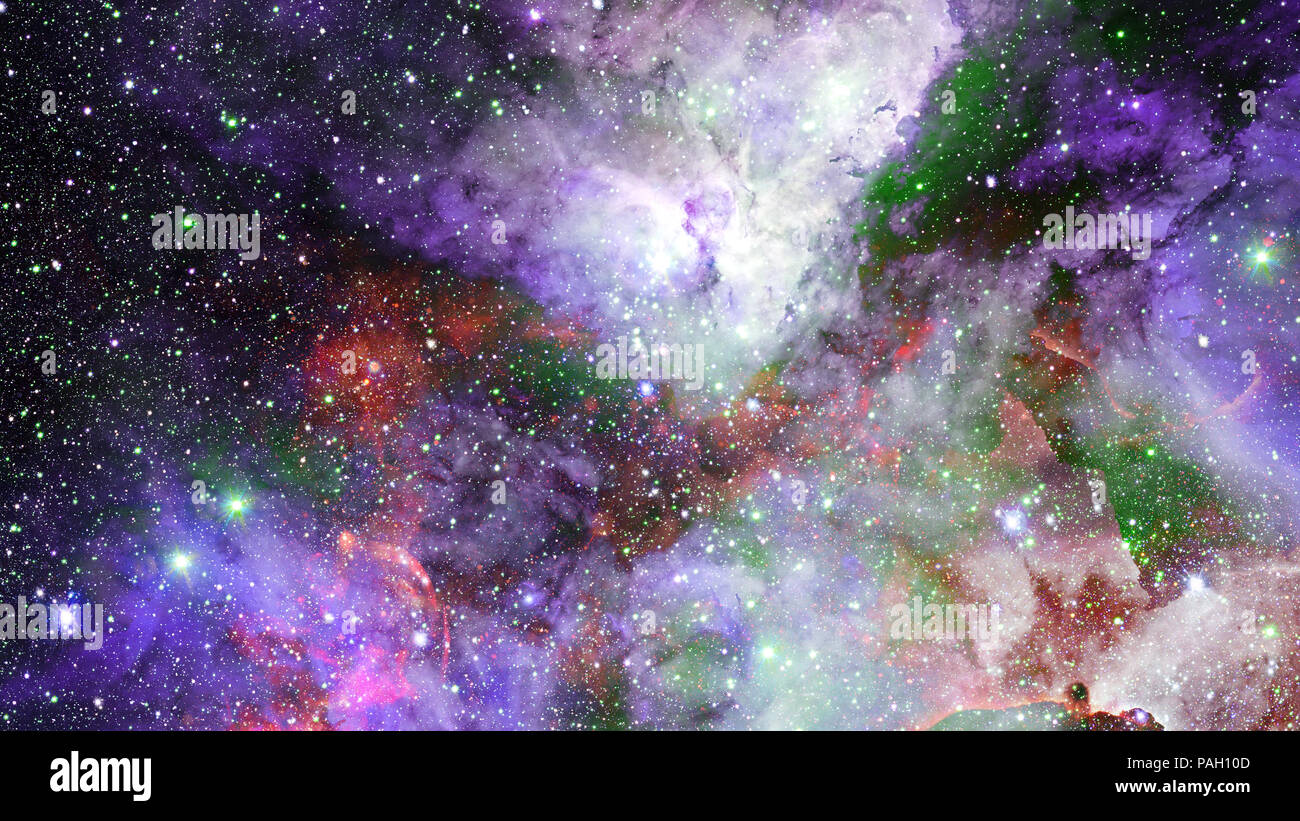 Universe filled with stars, nebula and galaxy. Elements of this image ...