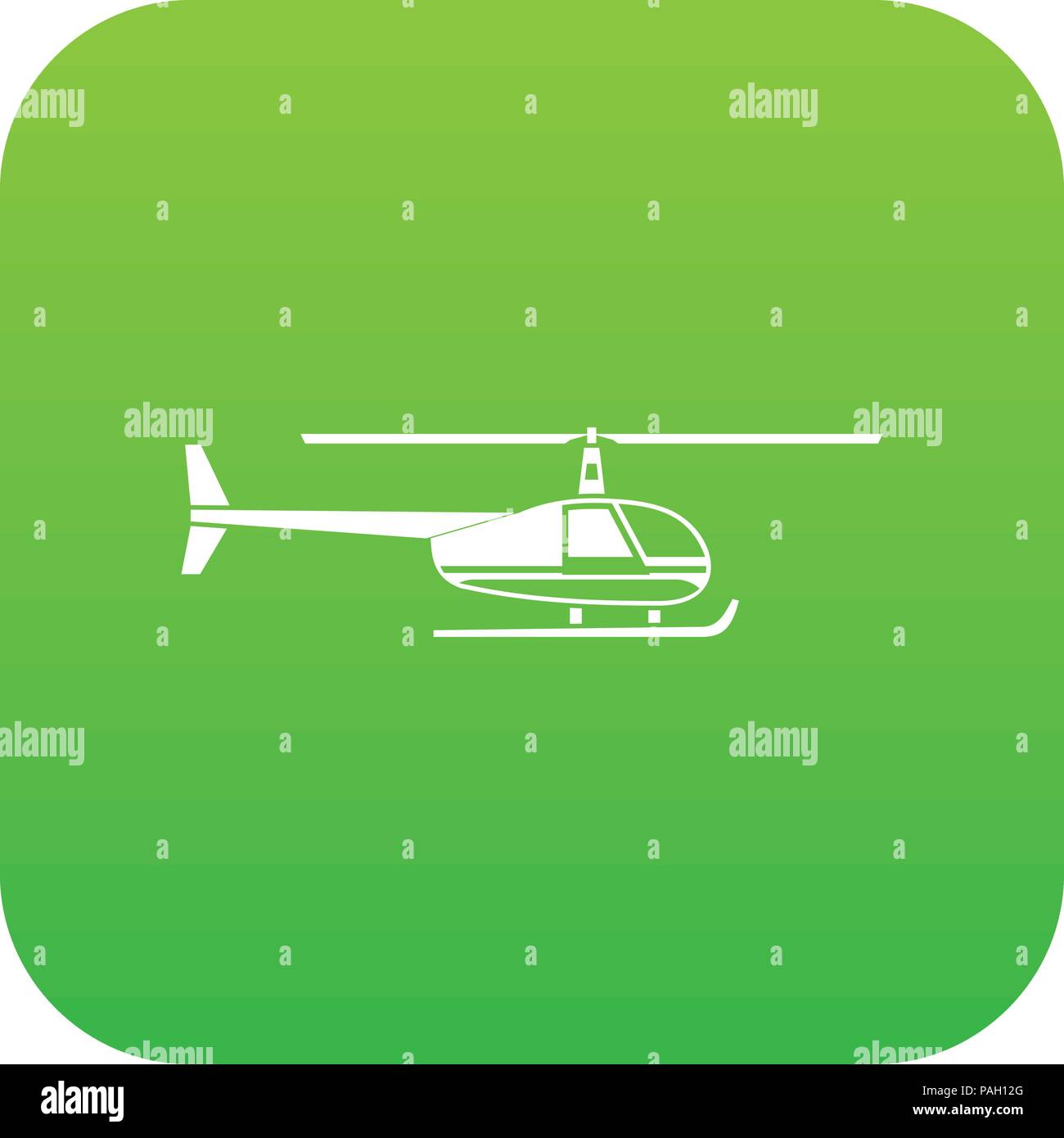 Helicopter icon digital green Stock Vector Image & Art - Alamy