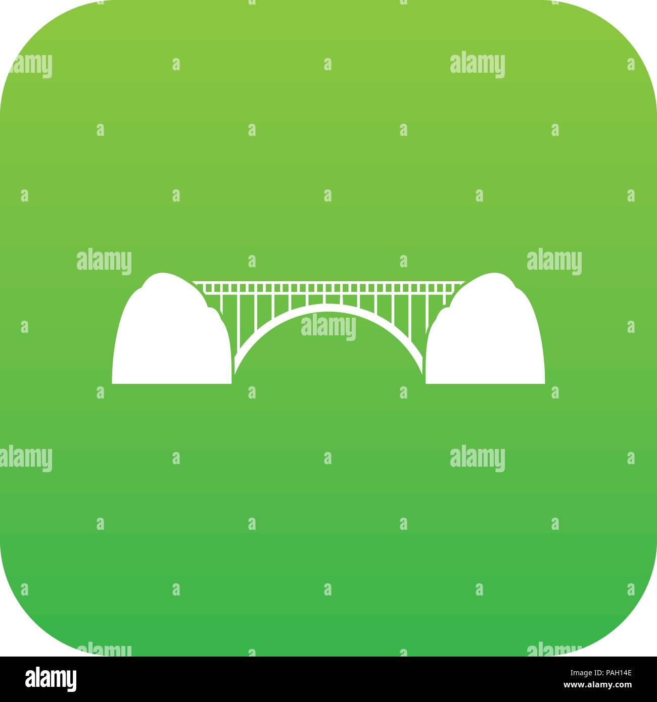 Bridge icon green vector Stock Vector Image & Art - Alamy