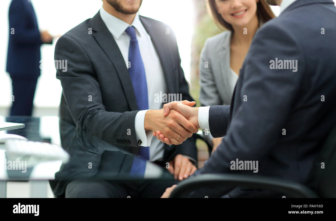 Businessman introducing business partner hi-res stock photography and ...