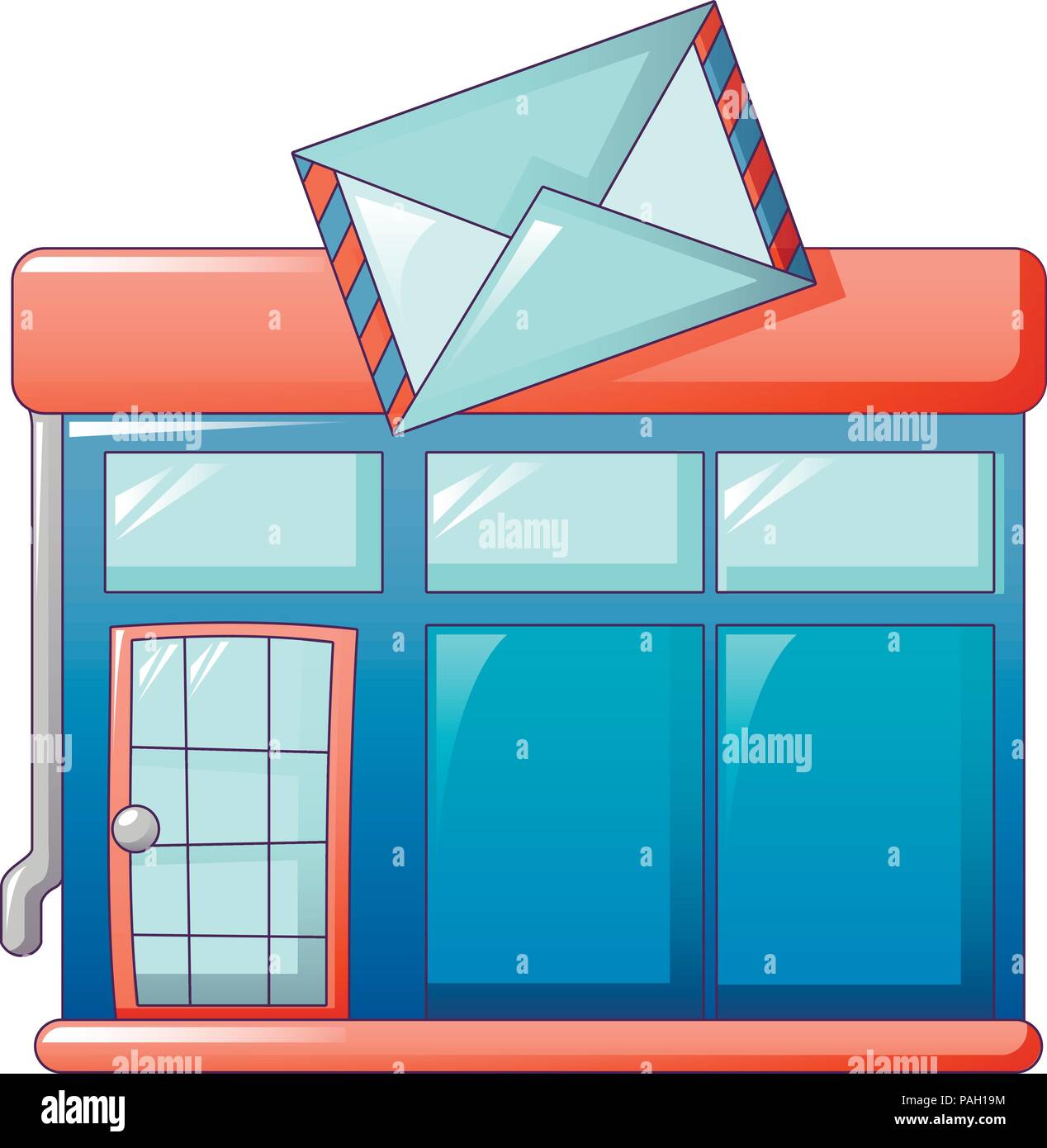 Postal office icon, cartoon style Stock Vector Image & Art - Alamy
