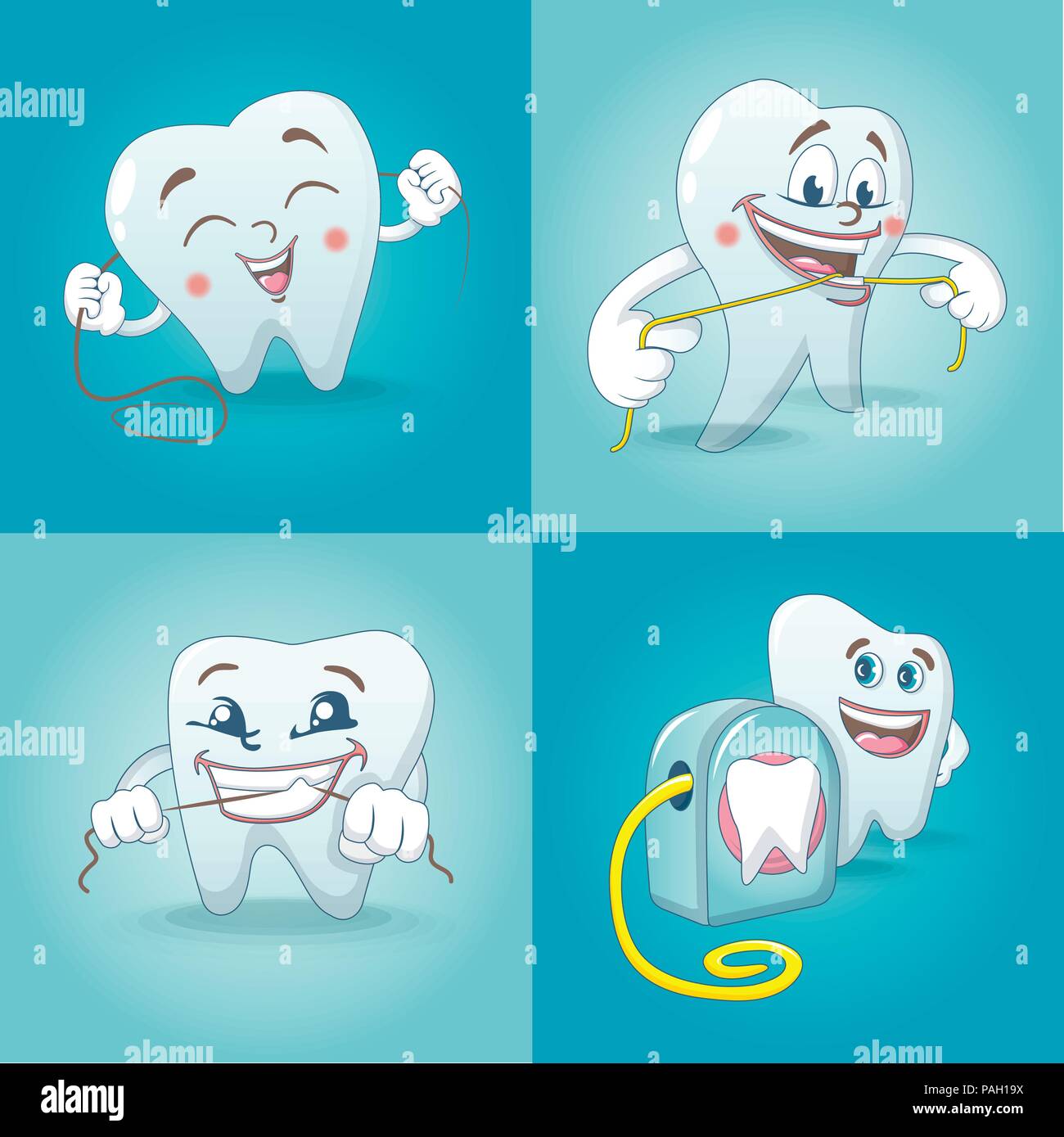 Teeth Icon Cartoon Illustration Teeth Stock Photos & Teeth Icon Cartoon ...