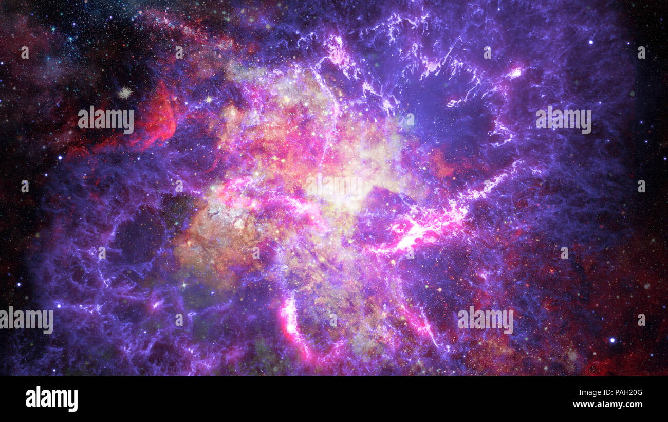 Nebula gas cloud in deep outer space. Elements of this image furnished ...